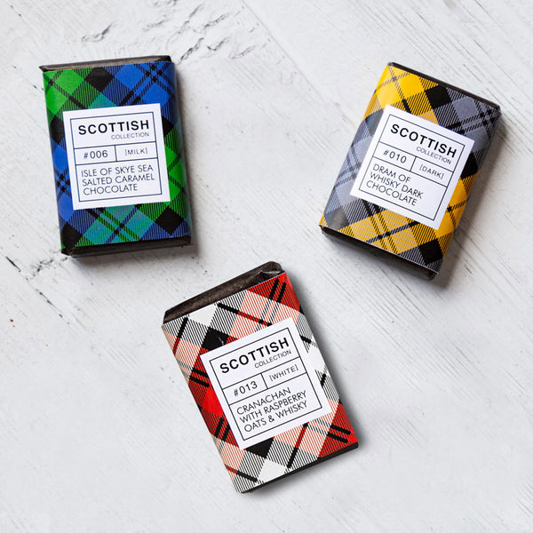 Scottish Chocolate Mini Bars For Events | Quirky Chocolate